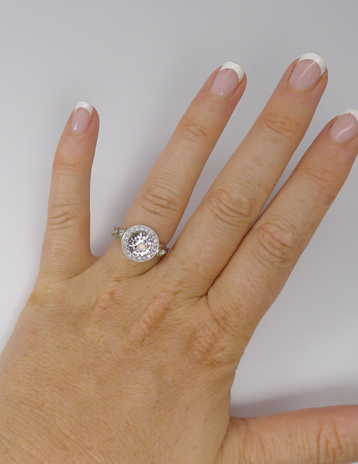 Non Diamond Engagement Ring, Engagement Ring, Eco Friendly, Wedding ...