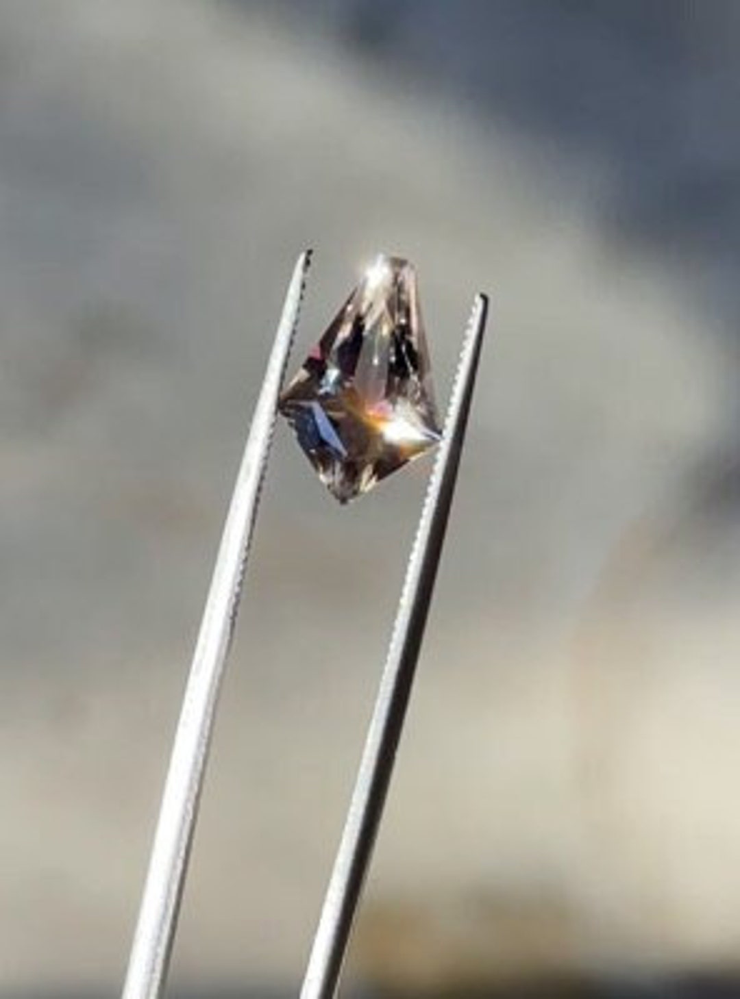 Shield Cut Gemstone, Herkimer Diamonds, Herkimer Diamond Loose Gem ...