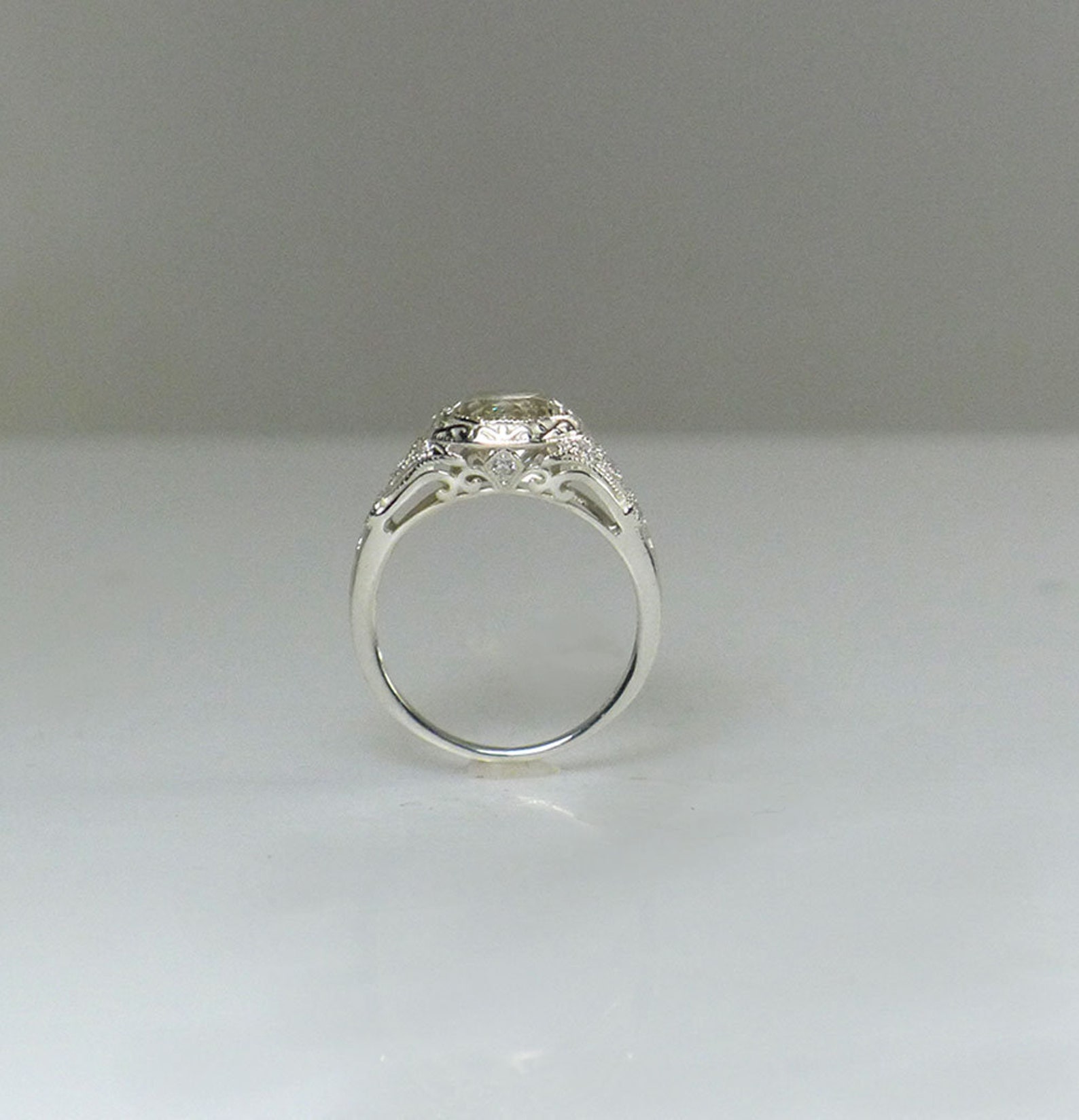 Art Deco Ring Design Art Deco Ring Antique Style Ring - Etsy