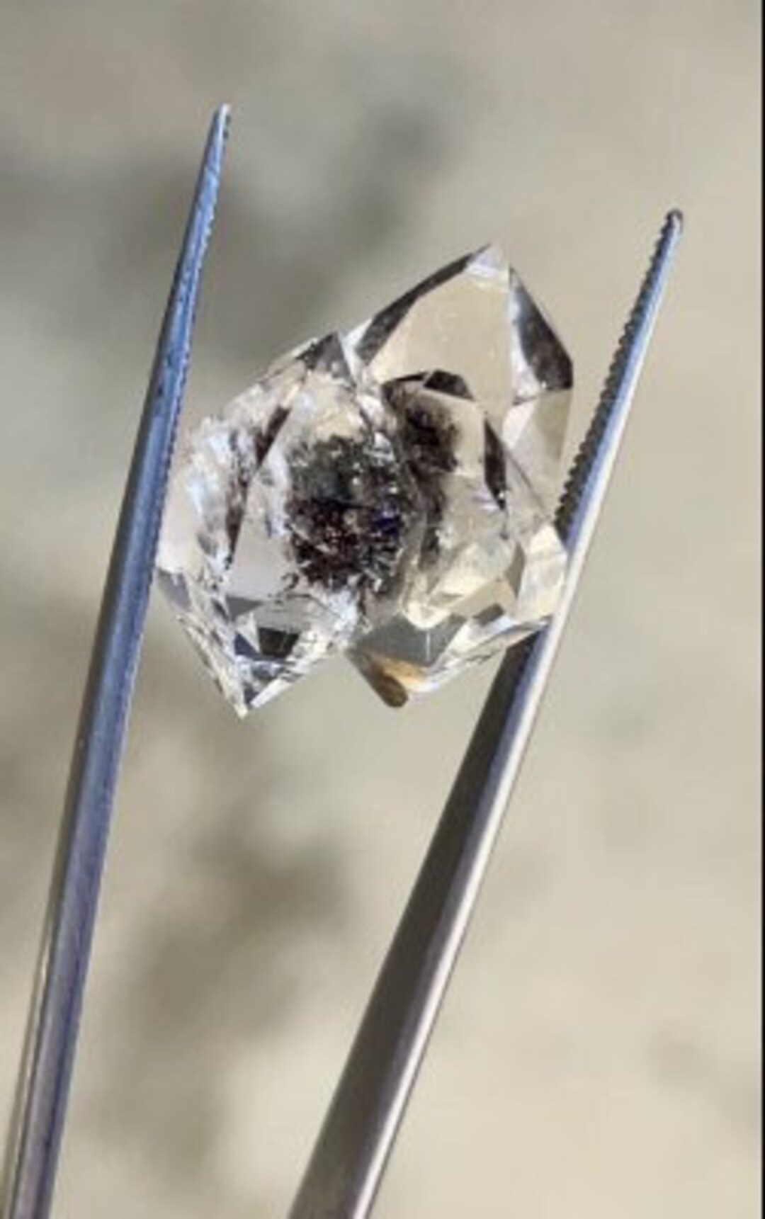 Crystal Cluster, Multiple Point Crystal, Crystal, Herkimer, Herkimer ...