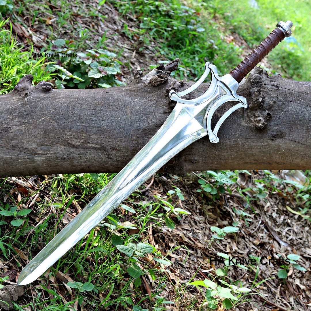 He Man Power Sword Replica – Classic Animated Hero Prop With Leather ...