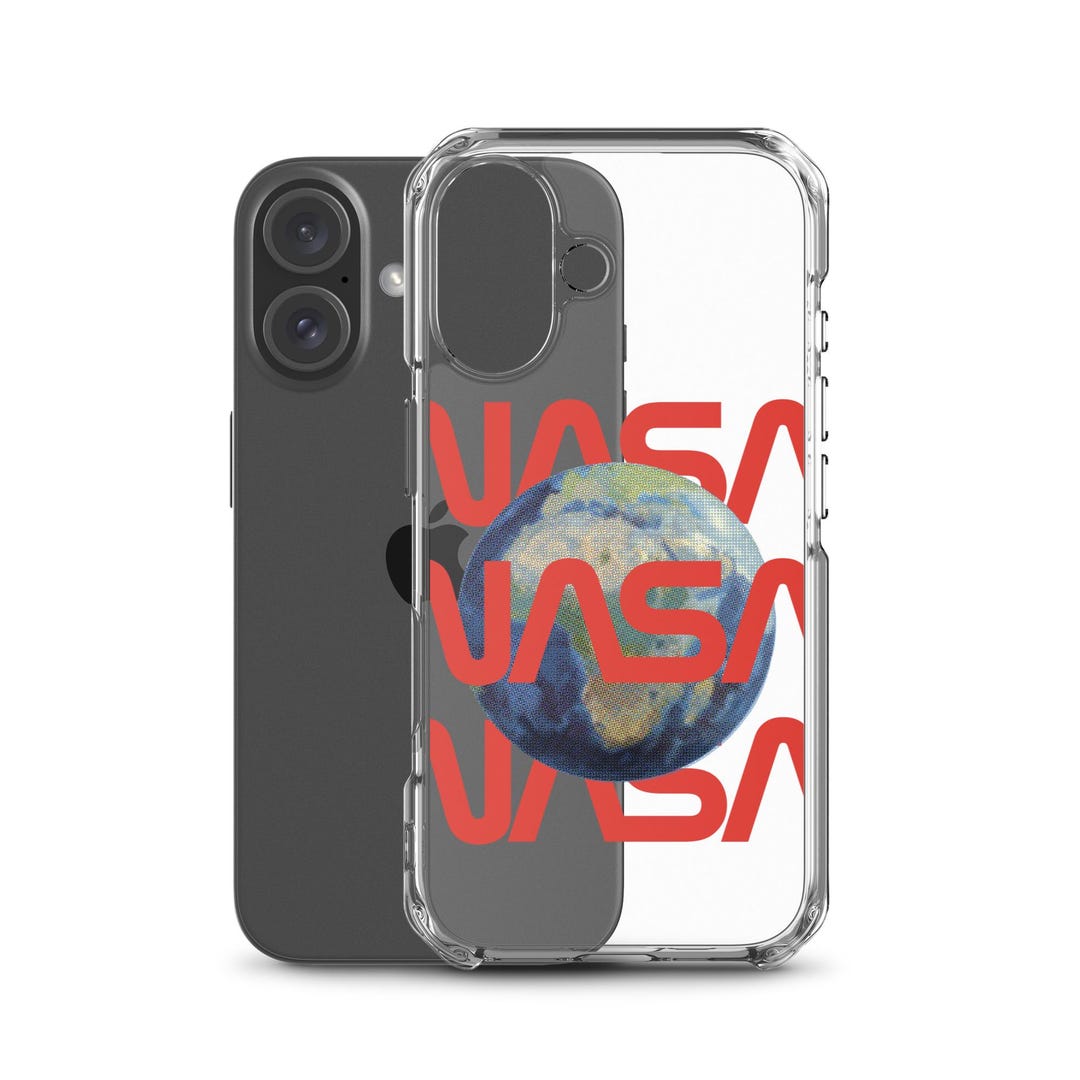 NASA Space Earth Logo Clear Case, Space Phone Case for Iphone® - Etsy