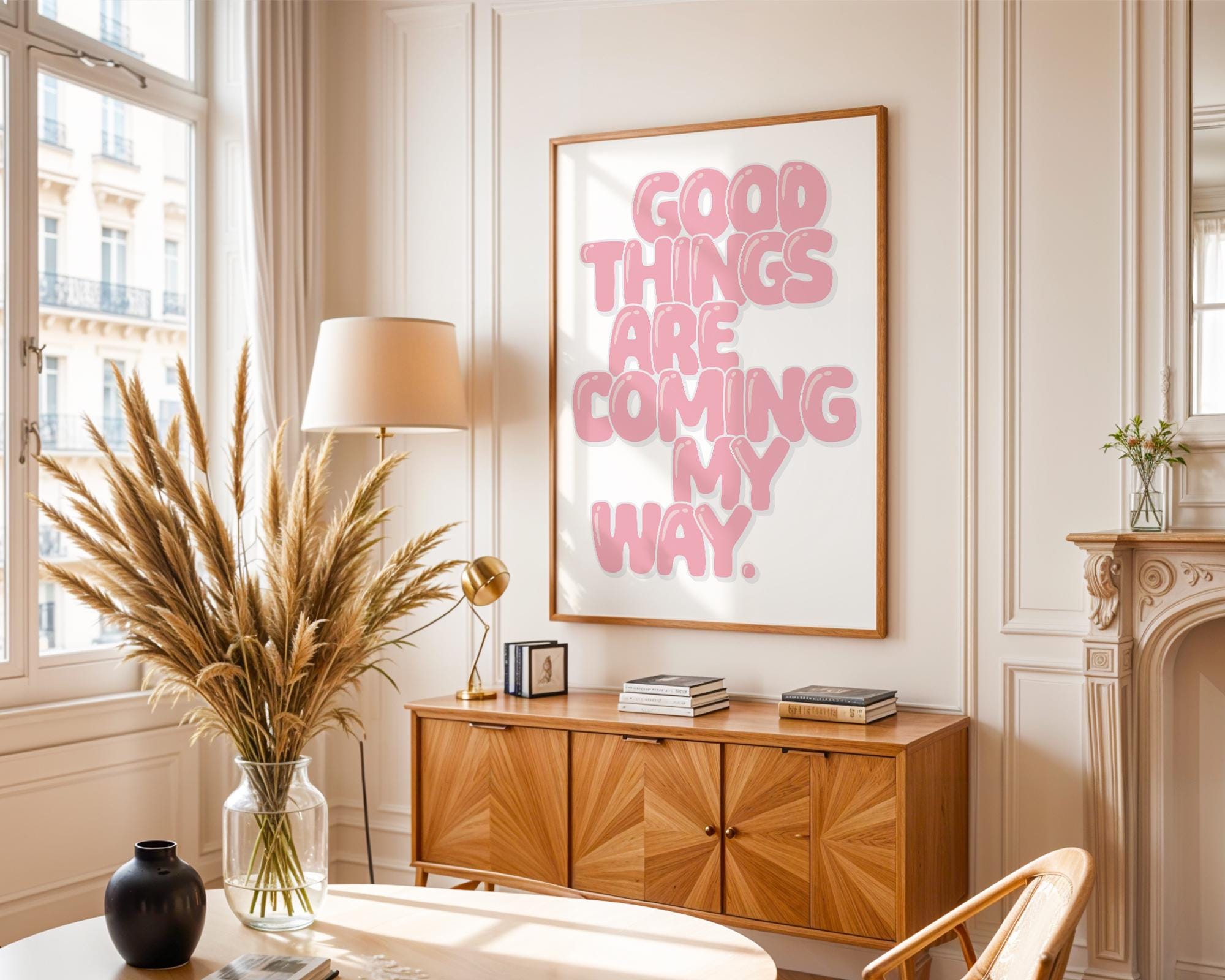 Motivational Quote Wall Art Printable – Good Things Are Coming My Way ...