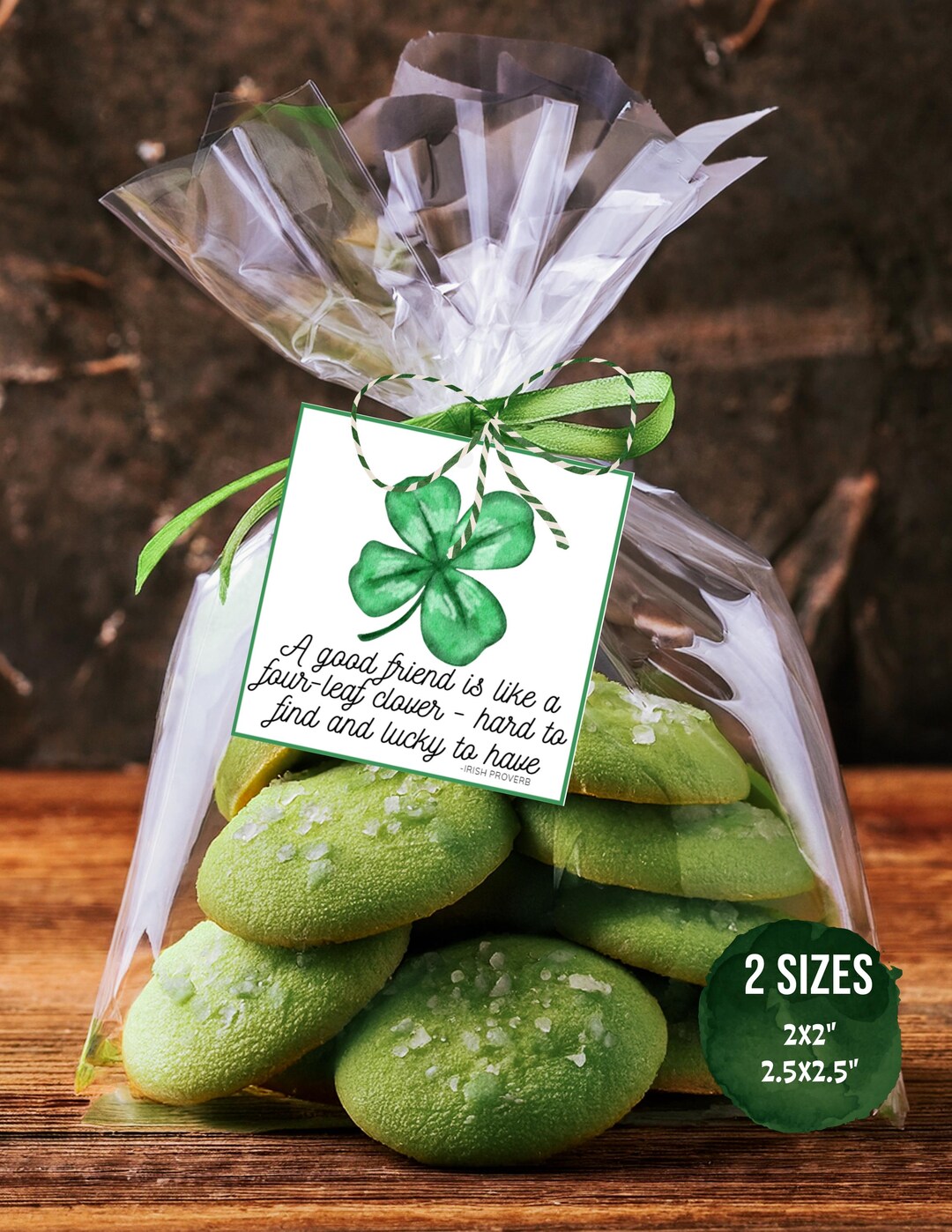 St Patrick's Day Tag | 2 Sizes Included | Friend | Instant Download DIY ...