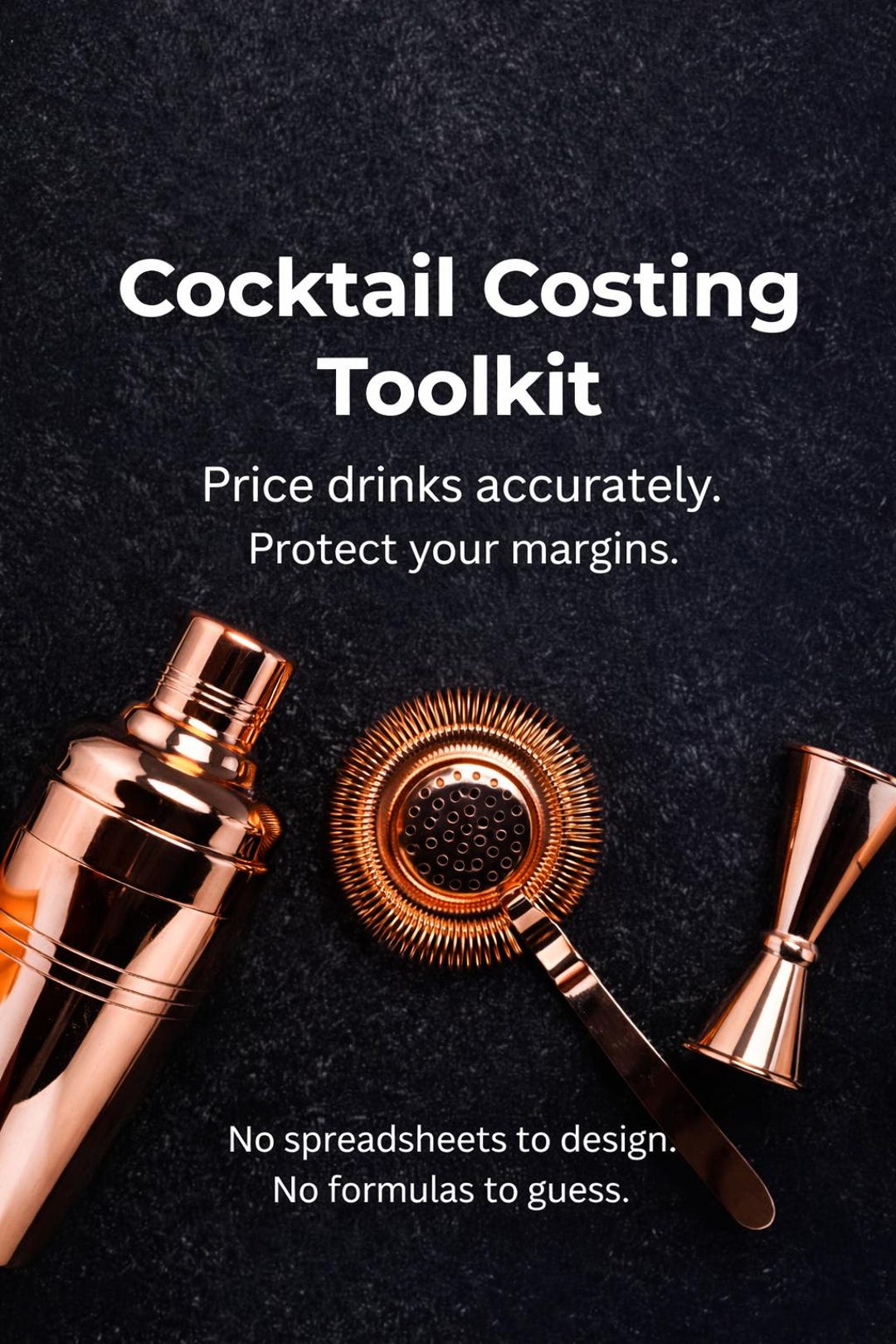 Cocktail Pricing & Bar Menu System | COGS Calculator + Canva Bar Menu ...