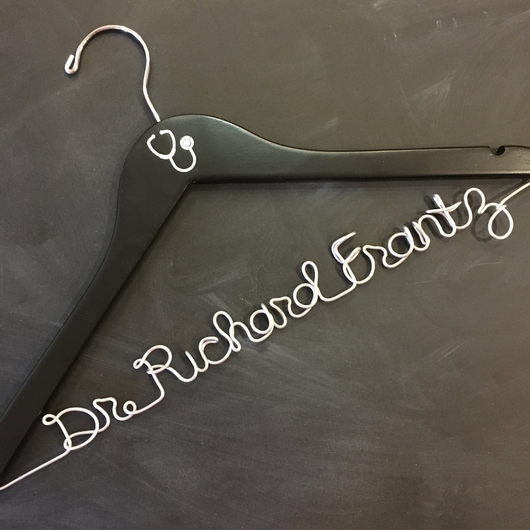 Gift for Doctor / Personalized Doctor Hanger / Medical Student Gift ...