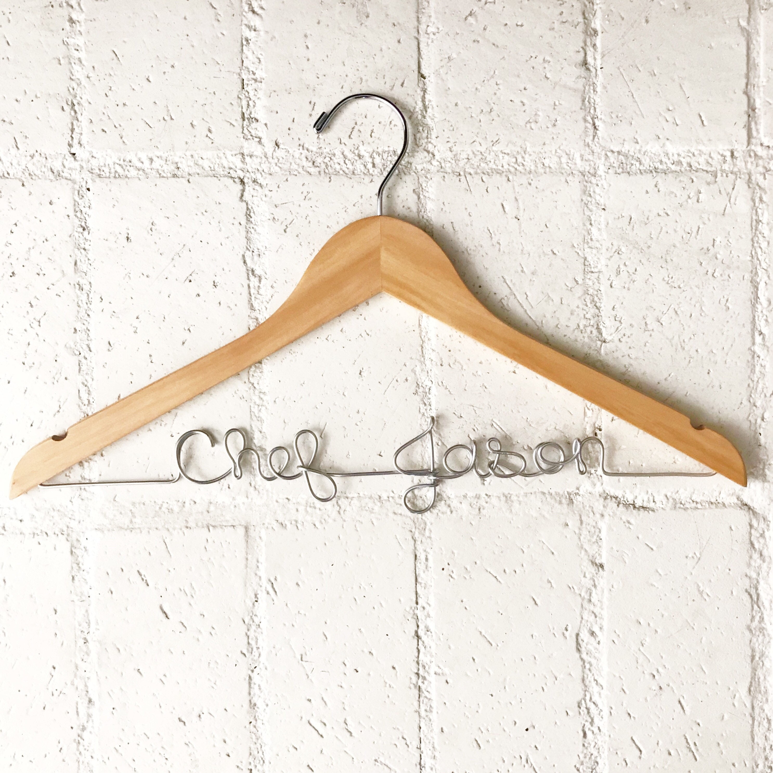 Chef Gift Culinary Gifts Personalized Chef Coat Hanger | Etsy