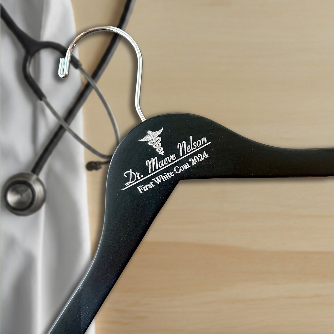 Pharmacist Graduation, Hanger Rx Gift, White Coat Hanger, Gift for New ...
