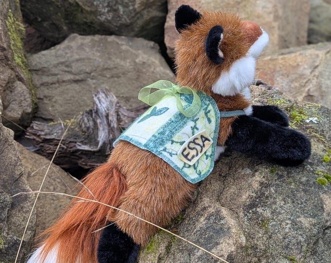 Douglas Red Fox Essa/emotional Support Stuffed Animal - Etsy