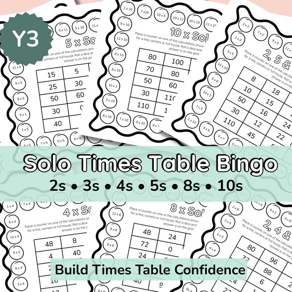 Table Bingo - Etsy UK