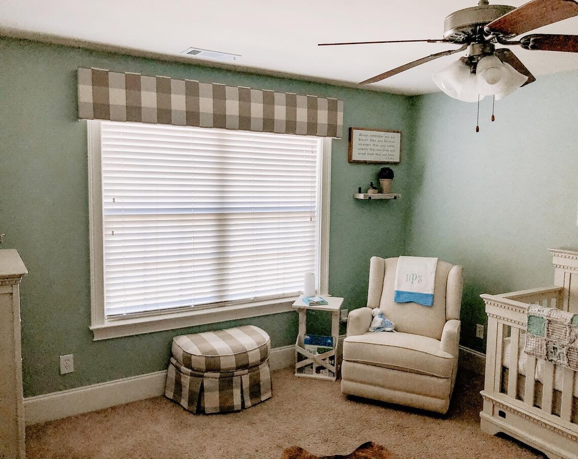 Custom Cornice Farmhouse With Welting Window Treatments - Etsy