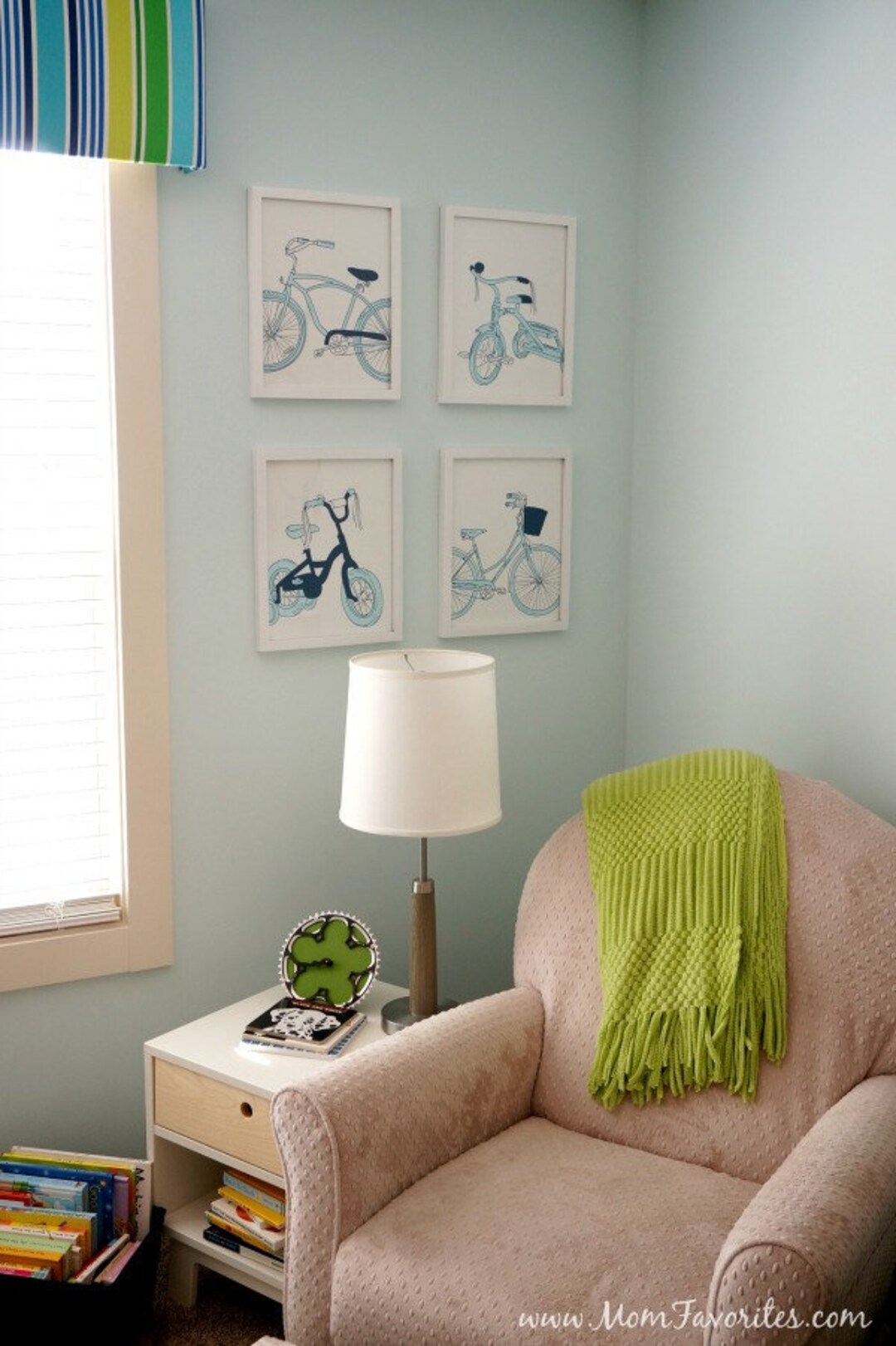 Custom Nursery Window Cornice You Choose the Colors - Etsy