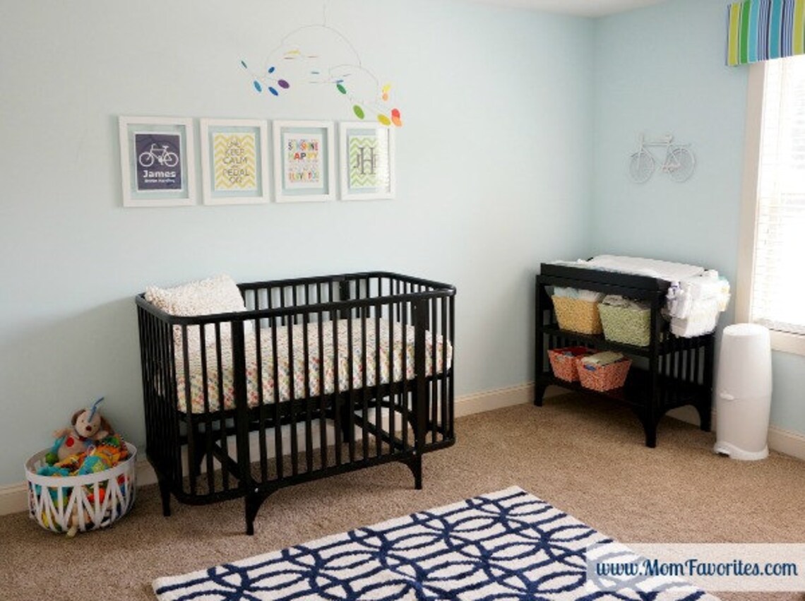 Custom Nursery Window Cornice You Choose the Colors | Etsy