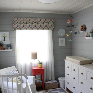 Custom Nursery Window Cornice You Choose the Colors - Etsy