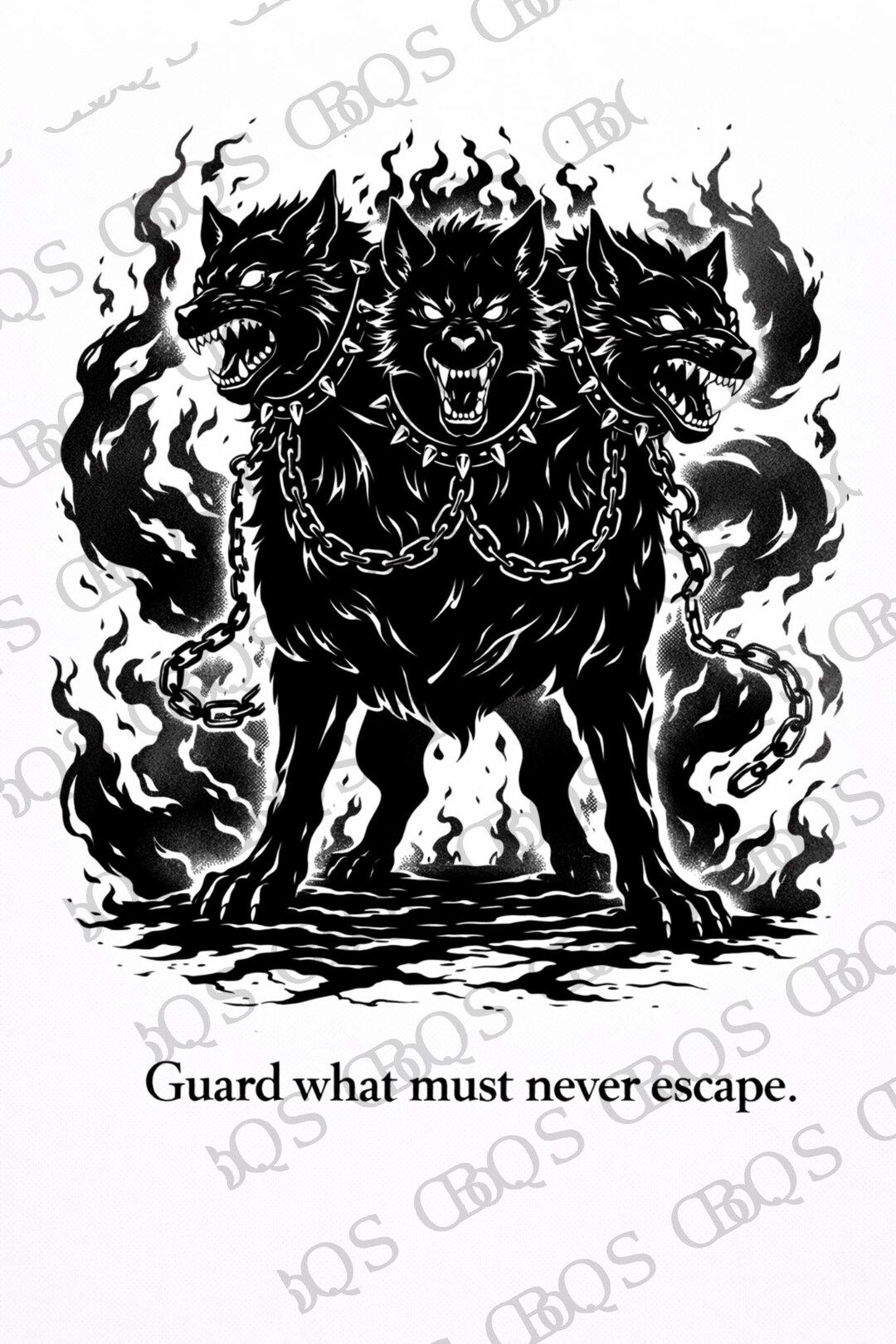 Cerberus Line Art / Mitologia gotica SVG PNG (download digitale) - Etsy ...