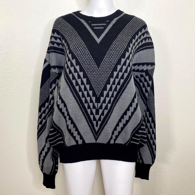80s Triangle Sweater - Etsy