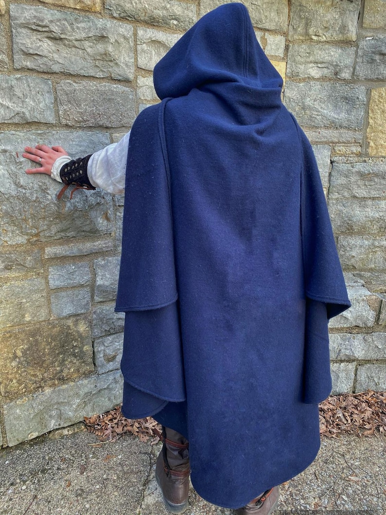 Wool Traveler's Cloak – Renaissance Faire, Medieval Costume, LARP - Etsy