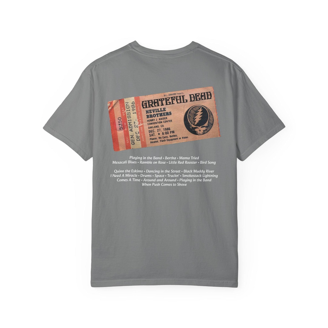 Concert Ticket Deadhead T-shirt | Deadhead | Vintage | Graphic-tee - Etsy