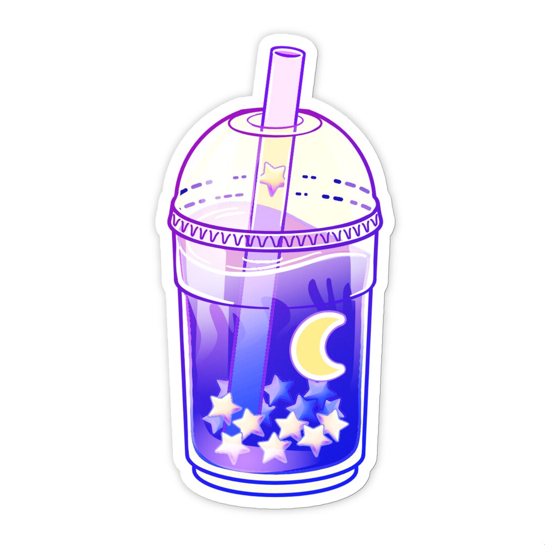 Star Boba Vinyl Sticker - Etsy
