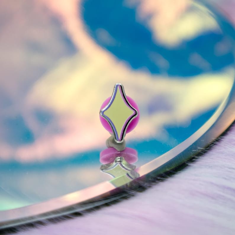 Mini Twinkle Vaporwave Filler Enamel Pin - Etsy