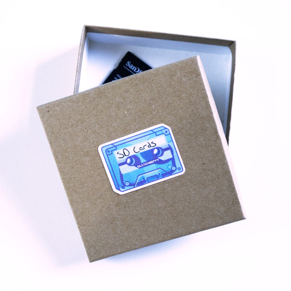 90's Tech Label Sticker Sheet Kawaii Writable Stickers - Etsy