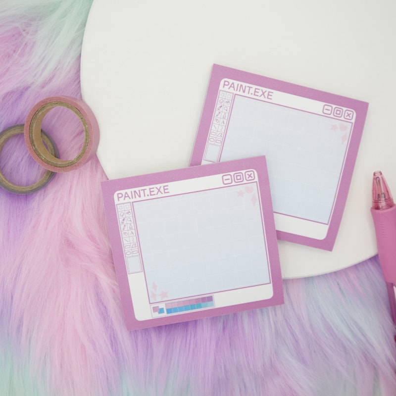 Aesthetic Sticky Notes - Etsy