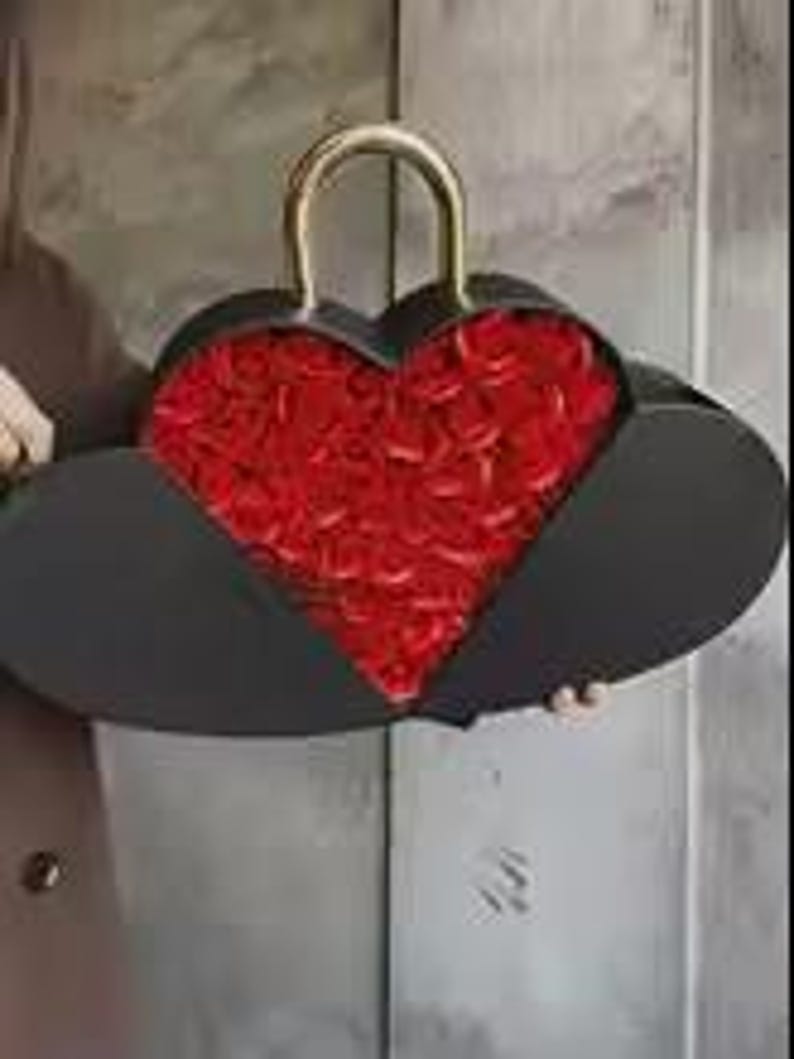 Eternal Roses in Heart Box, Natural Preserved Flowers - Etsy Ireland