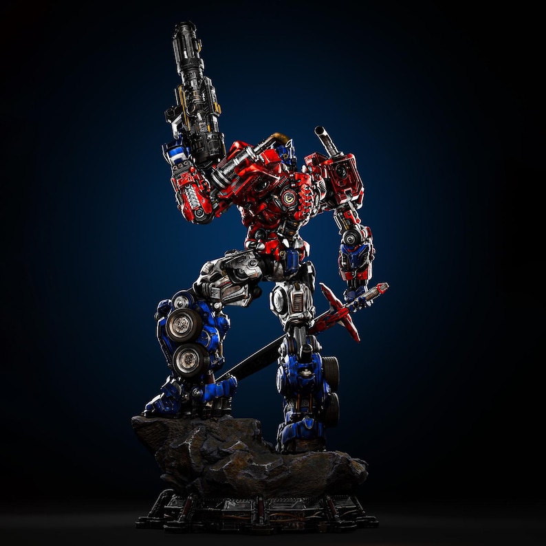 Optimus Prime - Transformer STL | Fullsize + Bust | 1/14 & 1/18 Scales ...