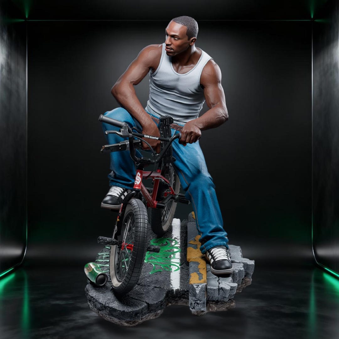 CJ - GTA San Andreas STL Statue | 3D Print Model Download - Etsy
