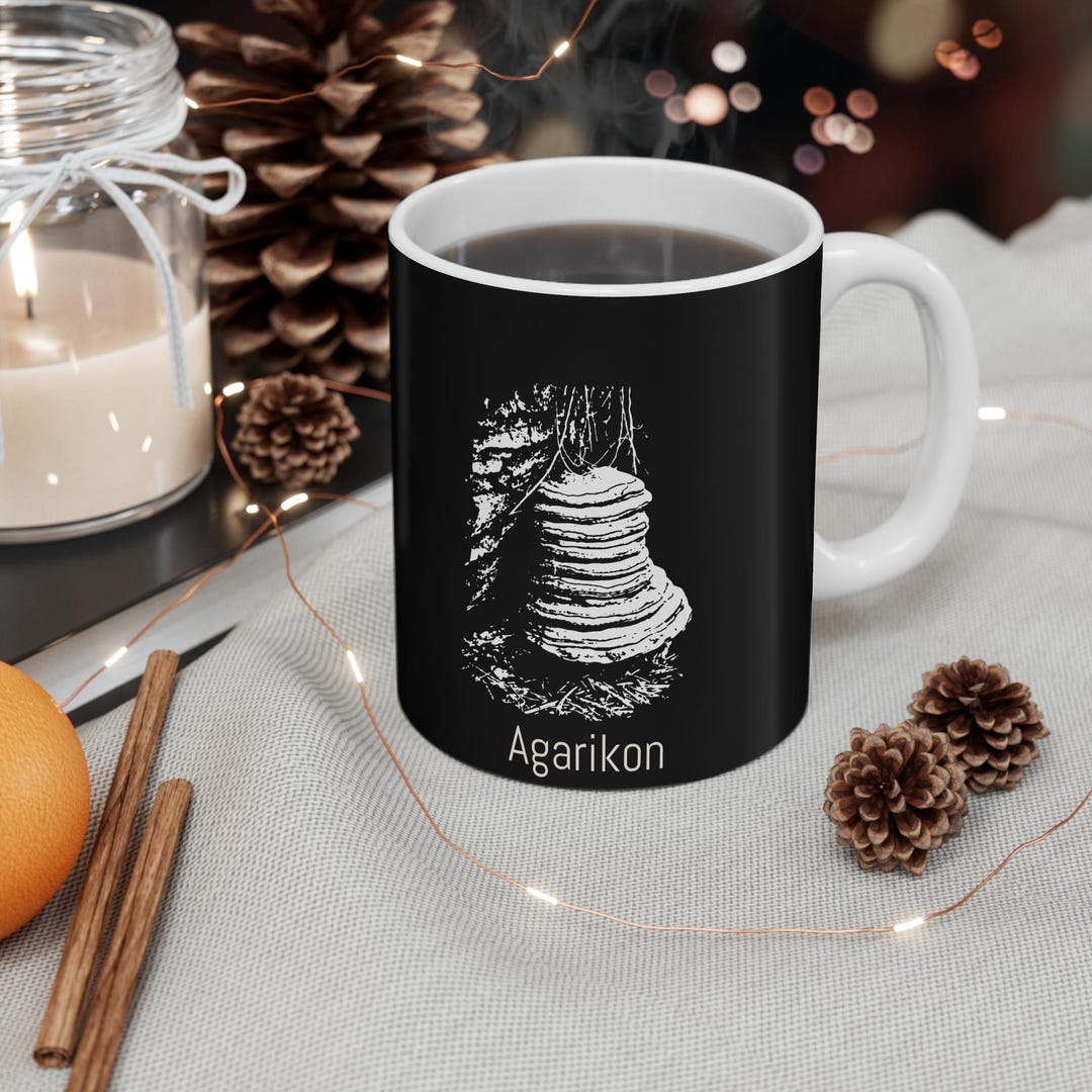 Agarikon-pacific Northwest Foraged Mushrooms Mug 11oz | Mycology Art ...