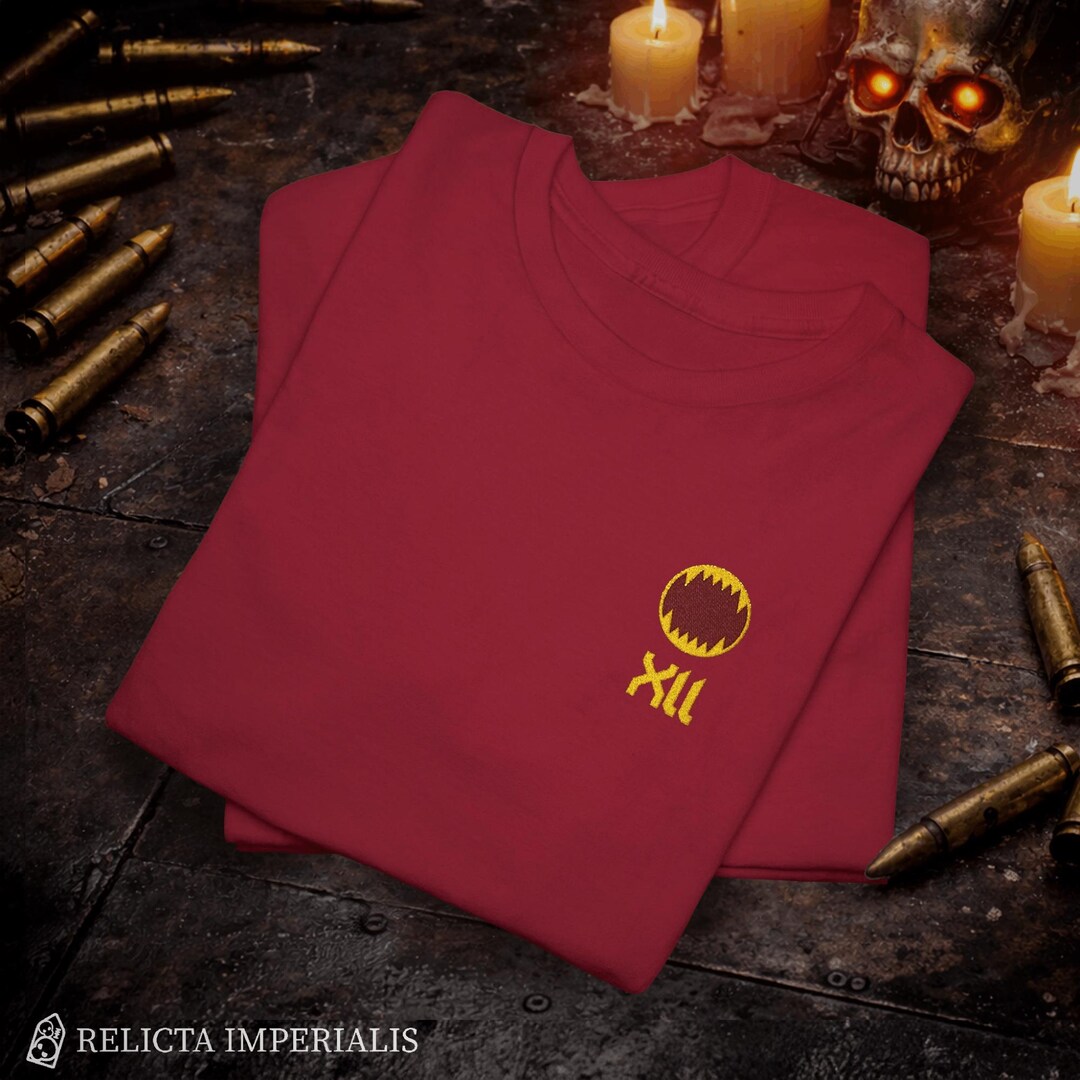 Angry Faction Embroidered Logo T-shirt | Grimdark Faction Tee, Tabletop ...