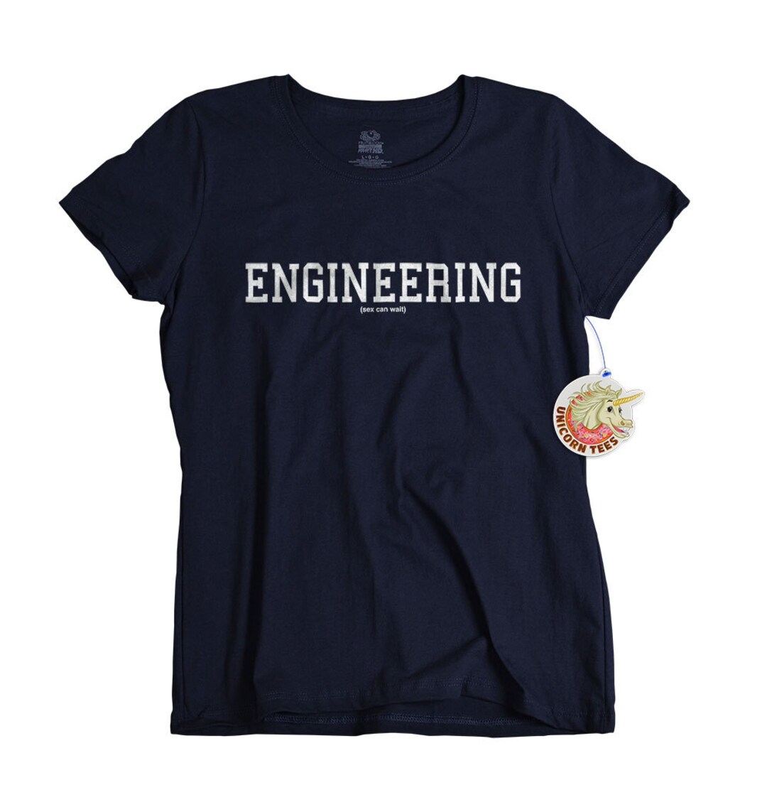 Womens Engineer Shirt Ladies Engineering School Class Science ...