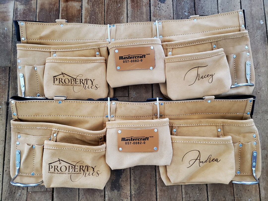 Personalized Tool Belt | Set of 2 | Corporate Gifts | Gift for Business ...