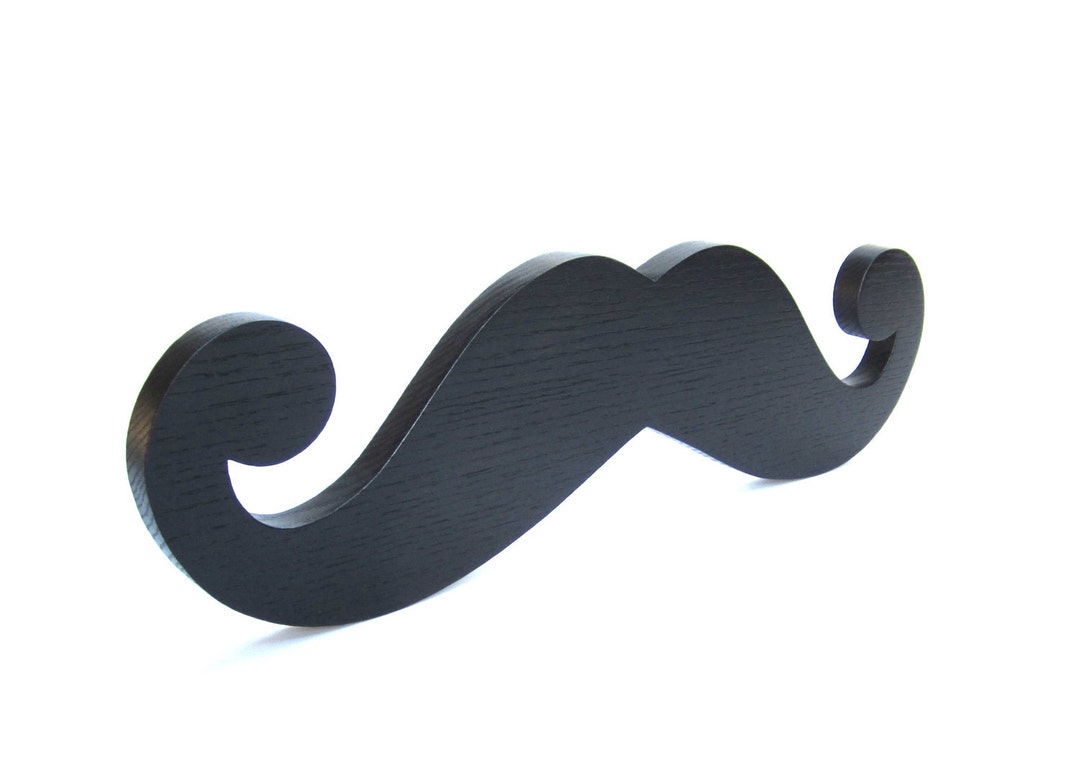 BIG MUSTACHE HANGING / Black - Etsy