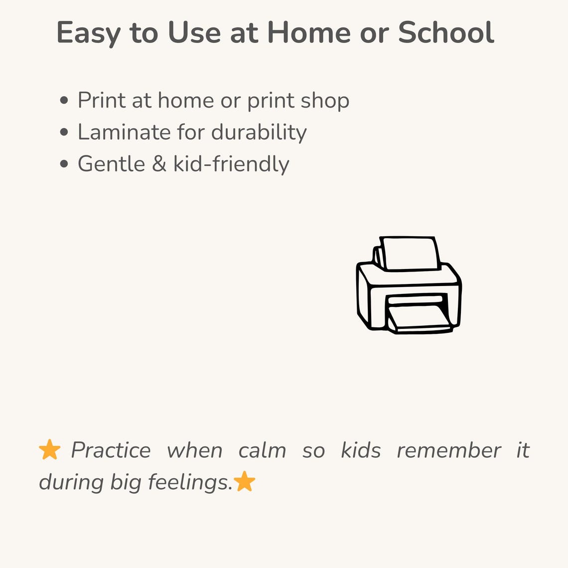 Calm Down Choices Wheel for Kids | Calm Corner Poster Printable ...