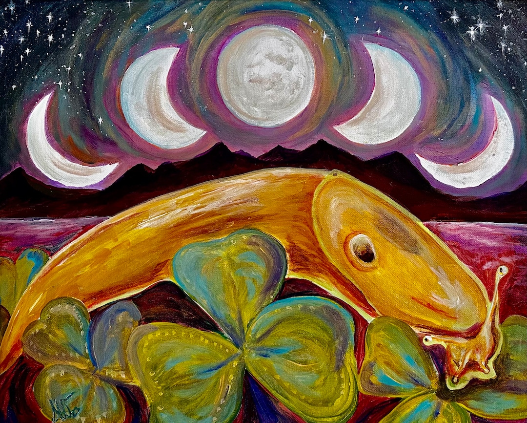 Slug Love Art Print: Signed Notecard (4x5) - Etsy