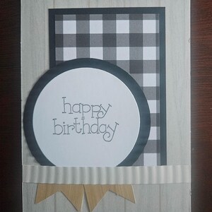 Buffalo Check Birthday Cards - Etsy