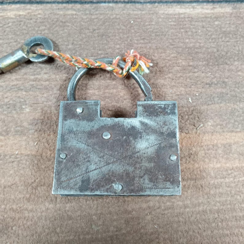 Vintage Rustic Padlock and Key Metal Lock Set Antique Style Decor - Etsy