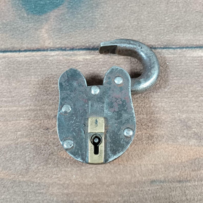 Vintage Rustic Padlock and Key Metal Lock Set Antique Style Decor - Etsy
