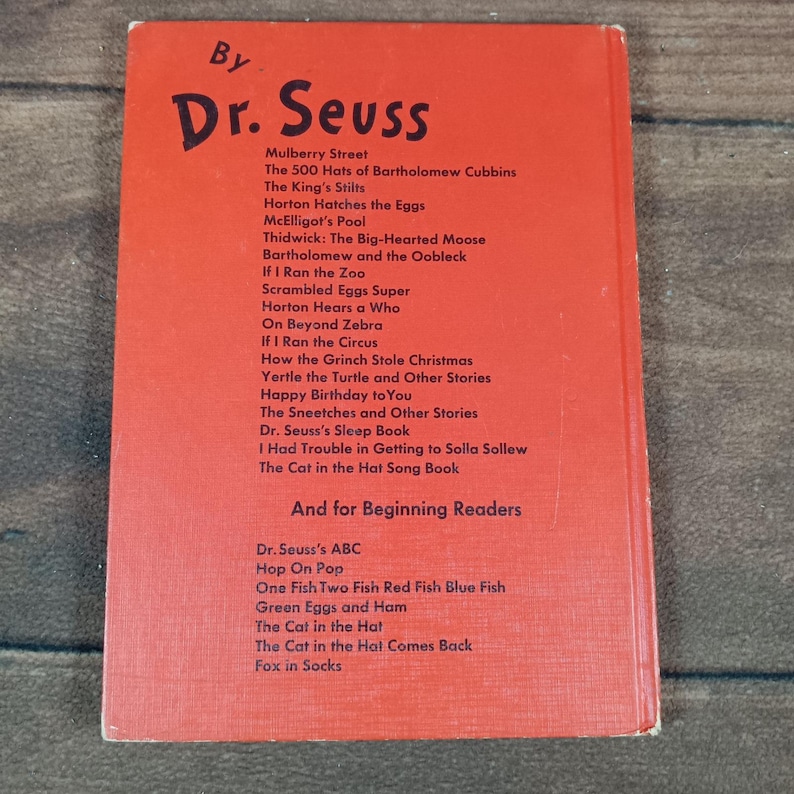 Horton Hears A Who Dr Seuss Childrens Book Classic Story - Etsy