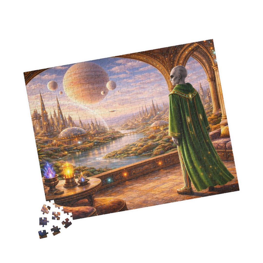 Alien City Jigsaw Puzzle, Aliens Puzzle - Etsy
