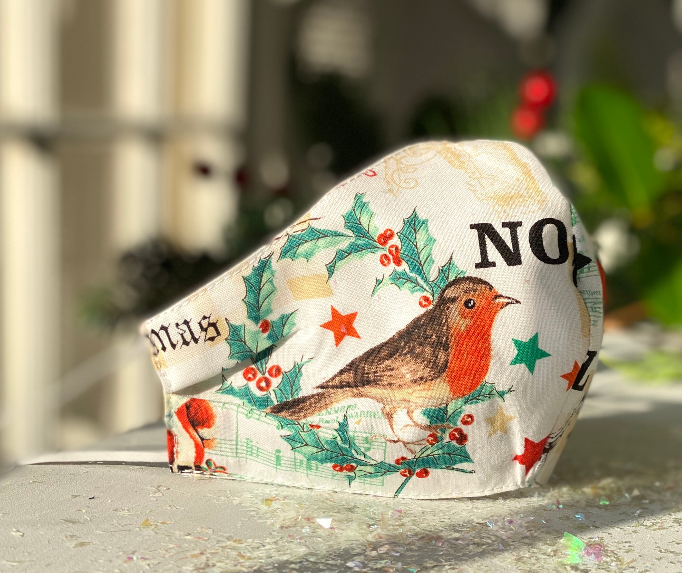 Holiday Face Mask | SANTA MASK | Stocking Stuffer | Christmas Cloth ...