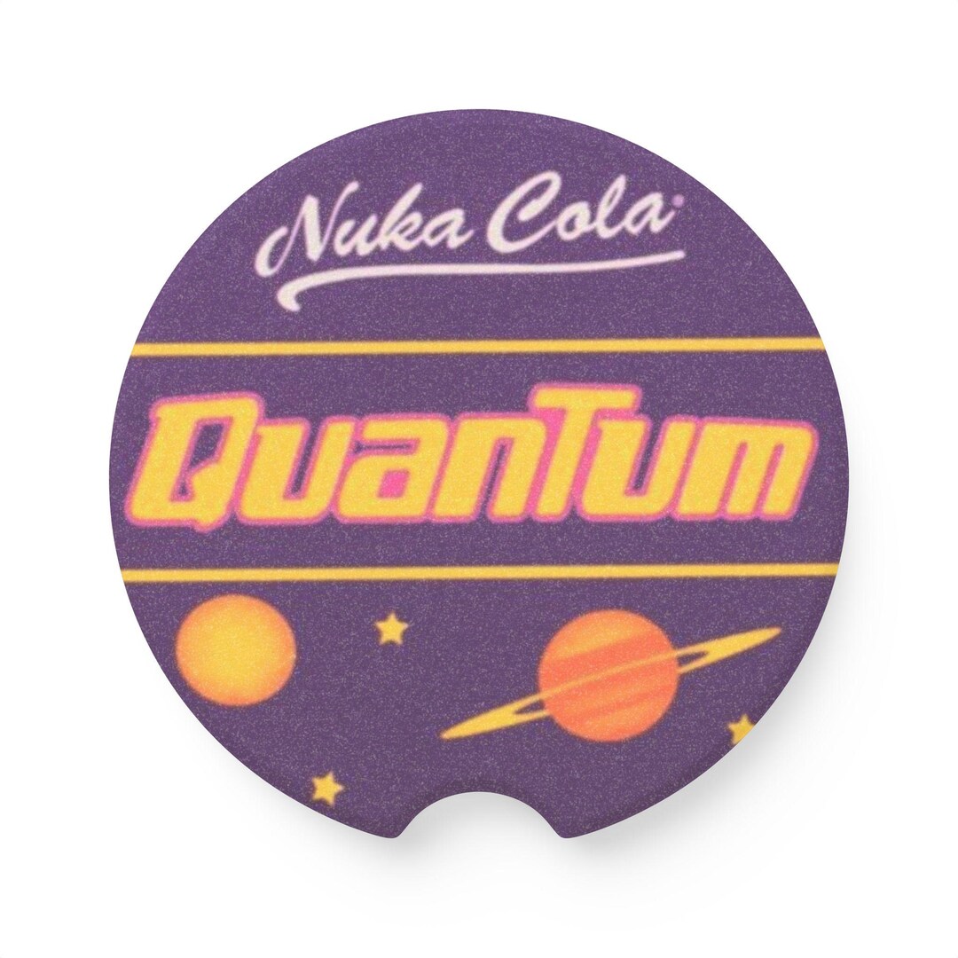 Nuka Cola Quantum Car Coaster | Soapstone Drink Holder - Etsy