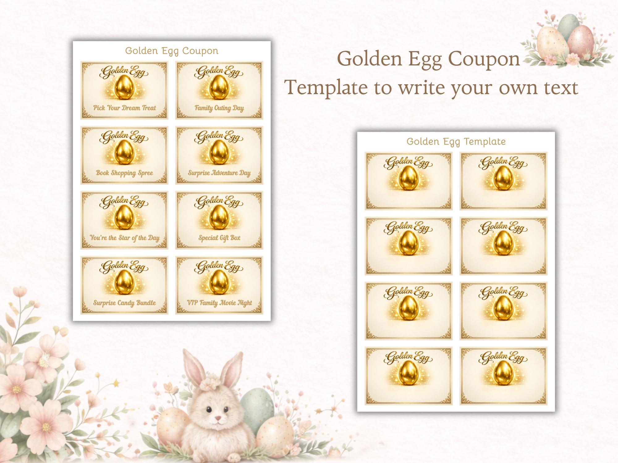 Ultimate Easter Bundle Printable | Egg Stuffer, Hunt Clues, Golden Egg ...