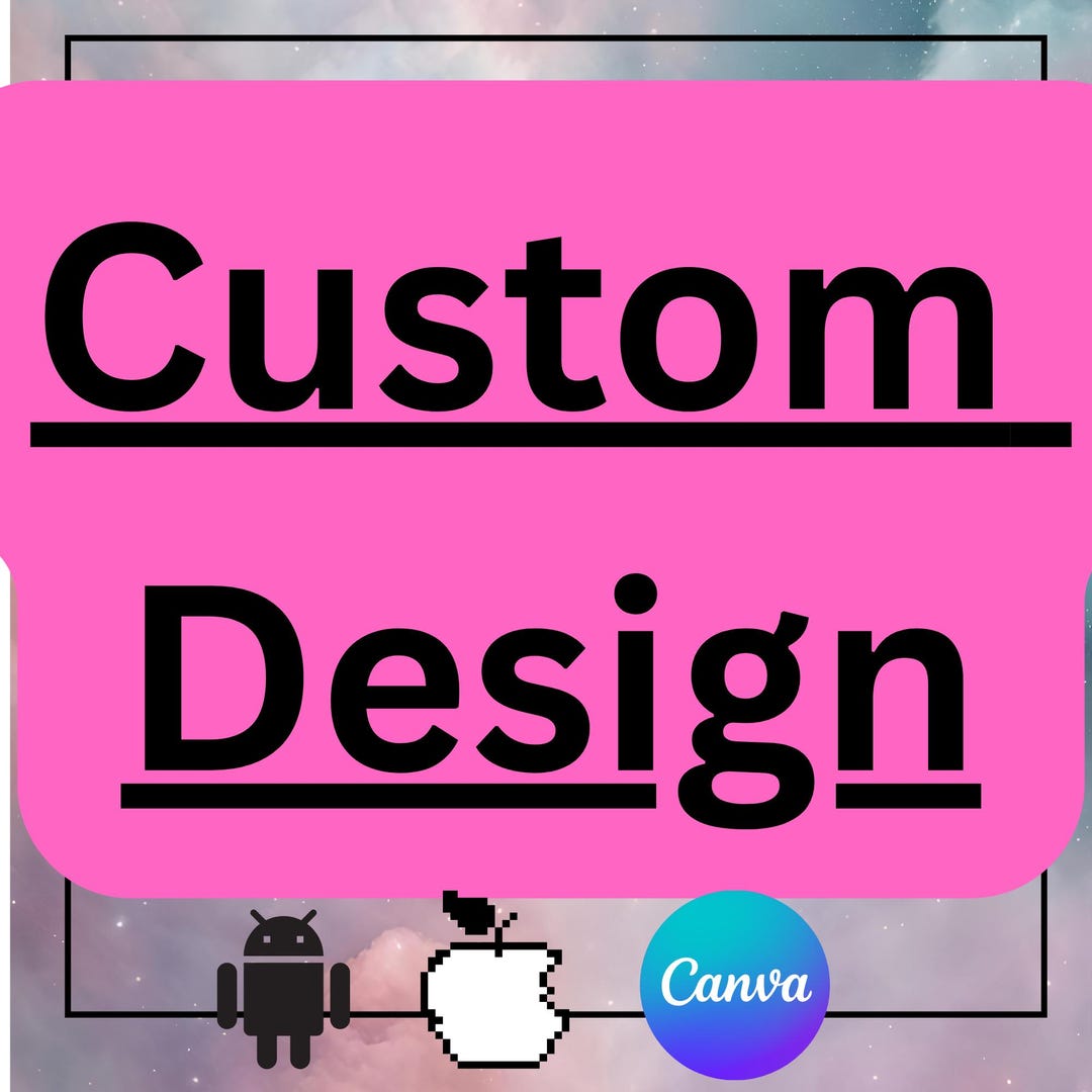 Custom Digital Design Service, Made to Order Canva Template, Invitation ...