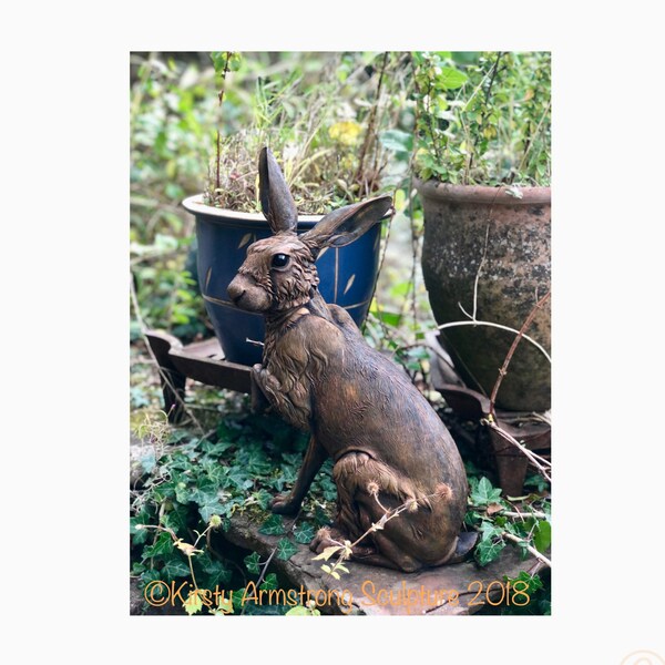 Hare Sculpture - Etsy