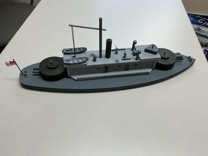 Hand Made Model of the HMS HELCAT - Etsy