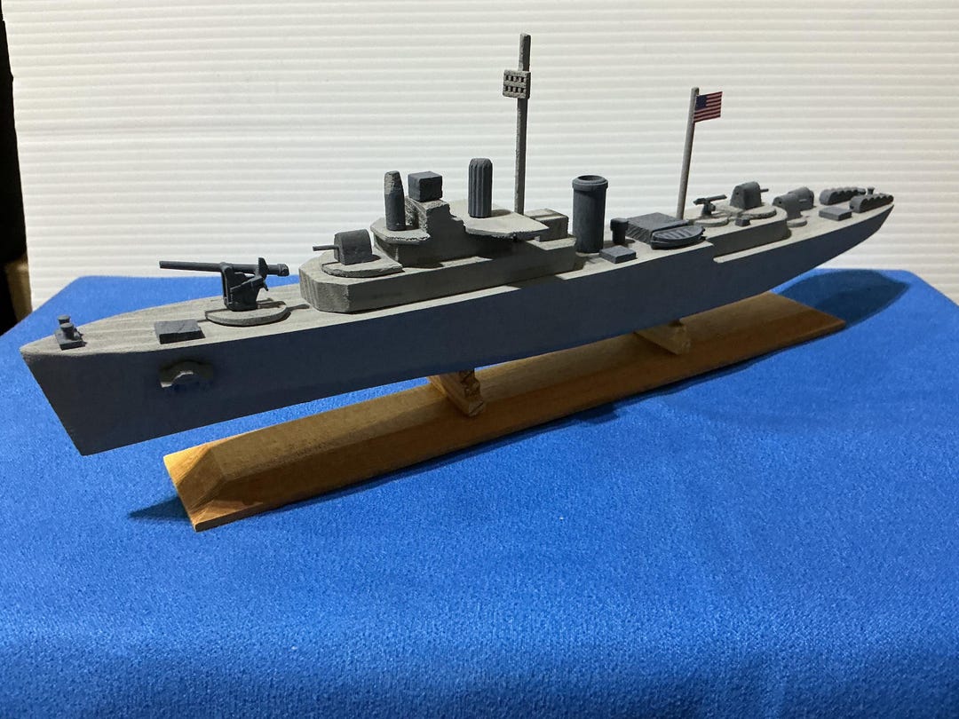Model of a WWII US NAVY Tacoma Class Frigate - Etsy