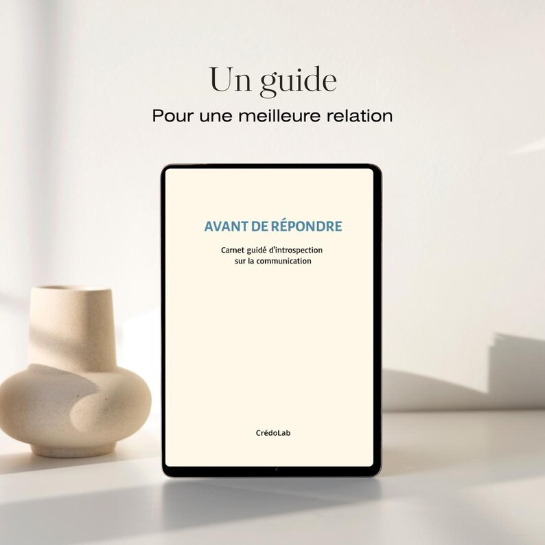 AVANT DE RÉPONDRE : Carnet Guidé D'introspection Sur La Communication ...