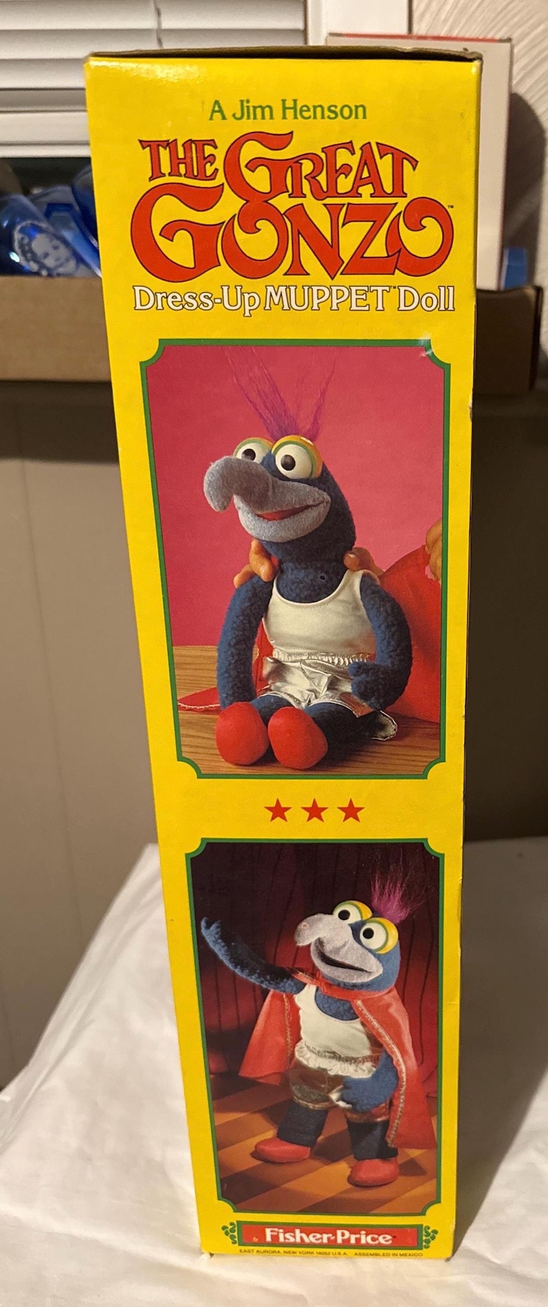 Vintage Fisher Price Gonzo Muppet Doll in Original Box | Jim Henson ...